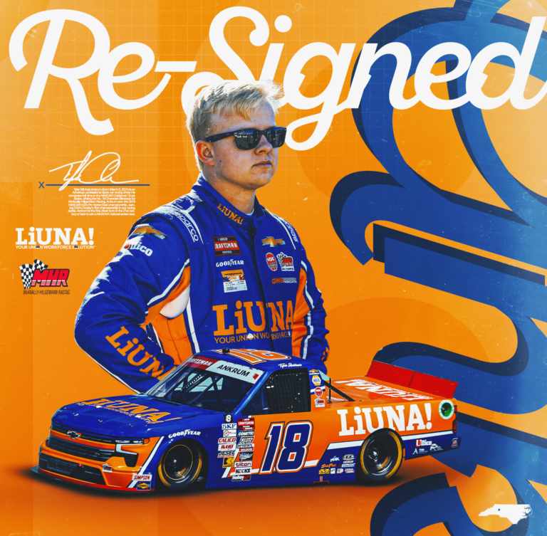 Ankrum Returns to Drive the No. 18 LIUNA Chevy in 2025 - BMR NAPA RACING