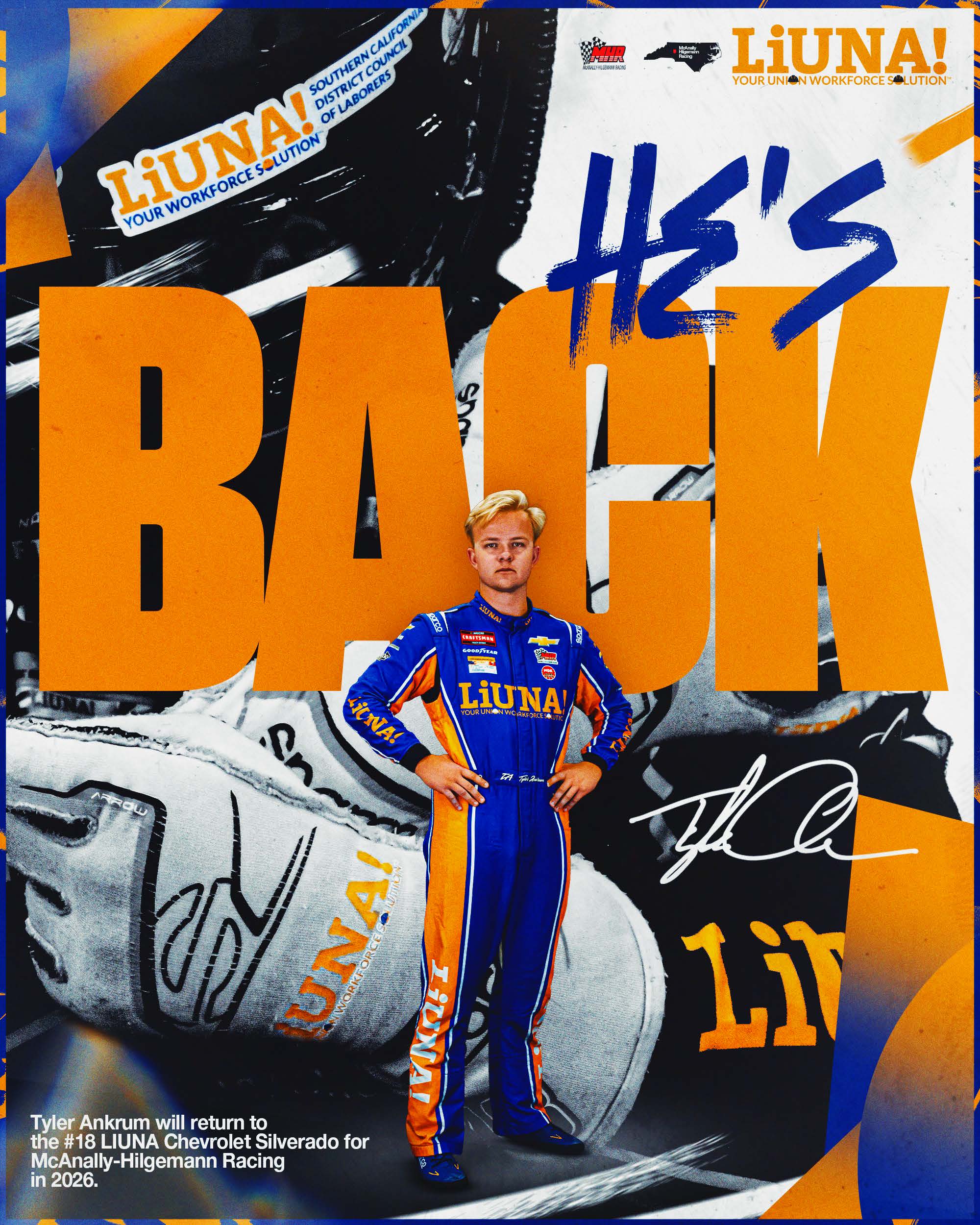 Ankrum Returns for Third Full-Time Season with MHR in 2026 - BMR NAPA ...